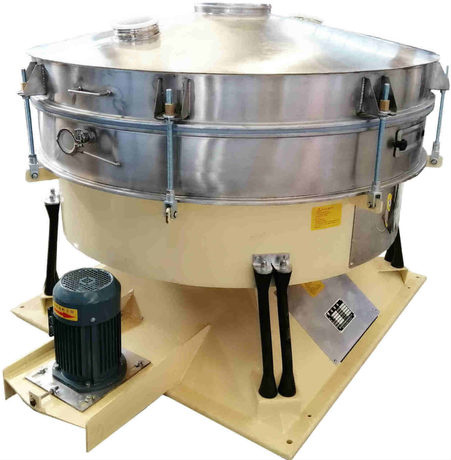 Rotary vibrating screen machine fine powder screening and separating ...